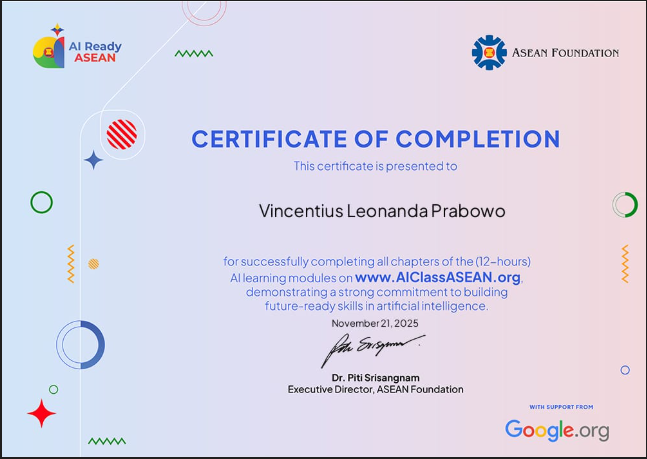 My Portofolio | Vincentius Leonanda